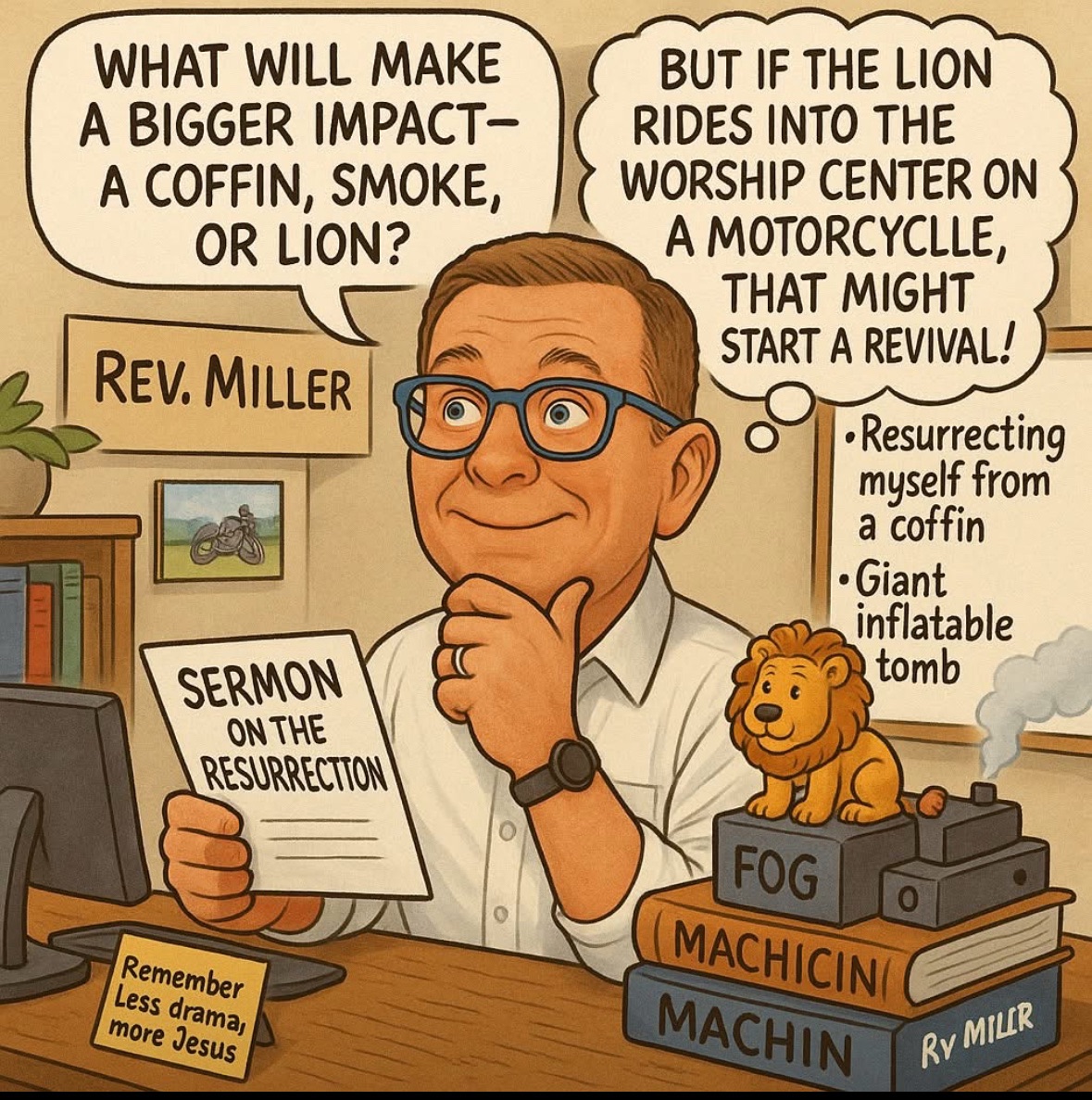 BONUS BLOG: working on my Easter sermon – Joe Scheets – Fresh-Brewed ...